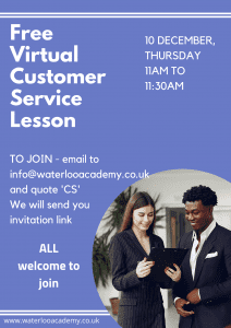 Free Customer Service Virtual Online Lesson